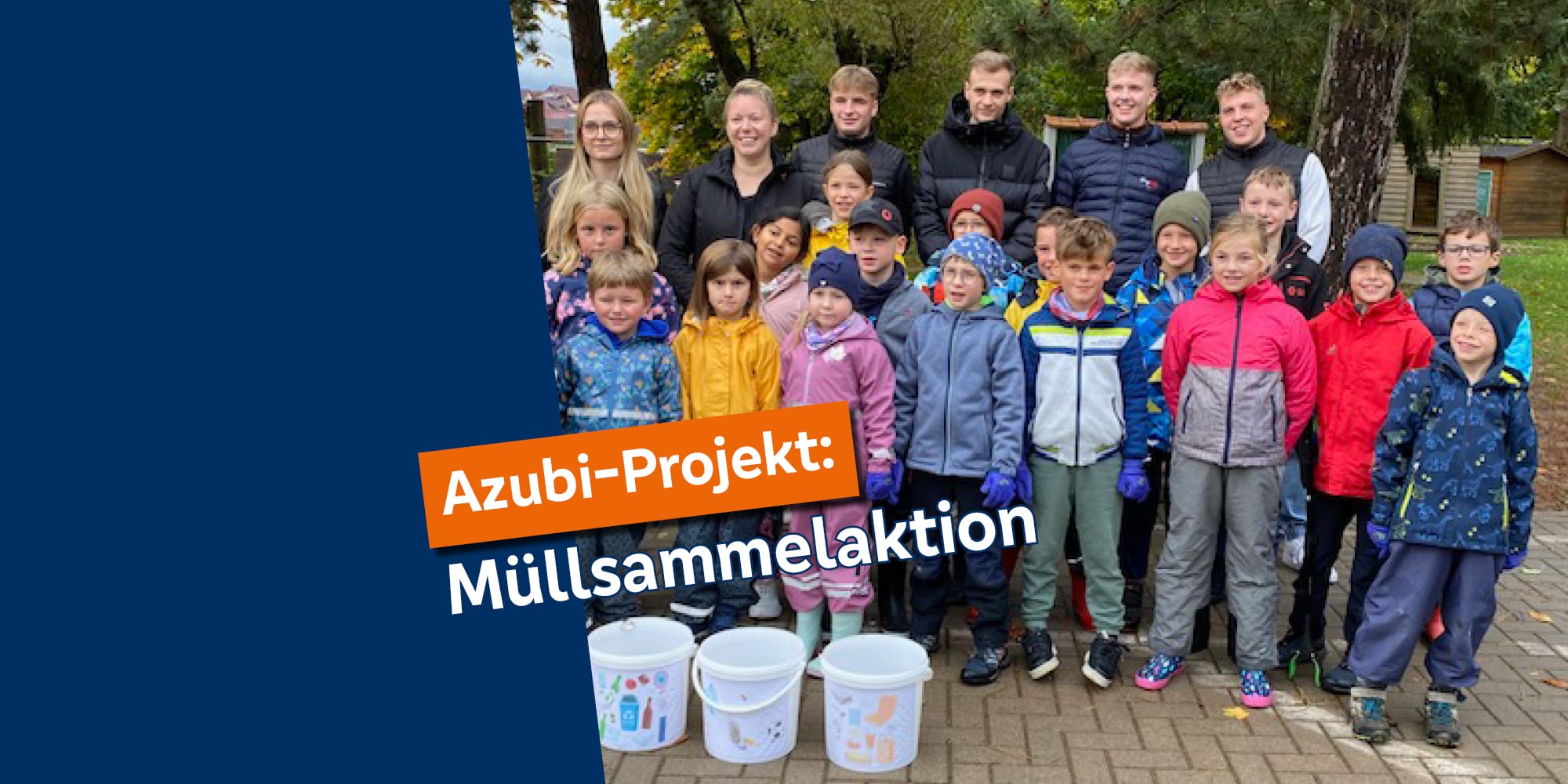 Azubi-Projekt: Müllsammelaktion – mitmachbank der VR-Bank Mitte