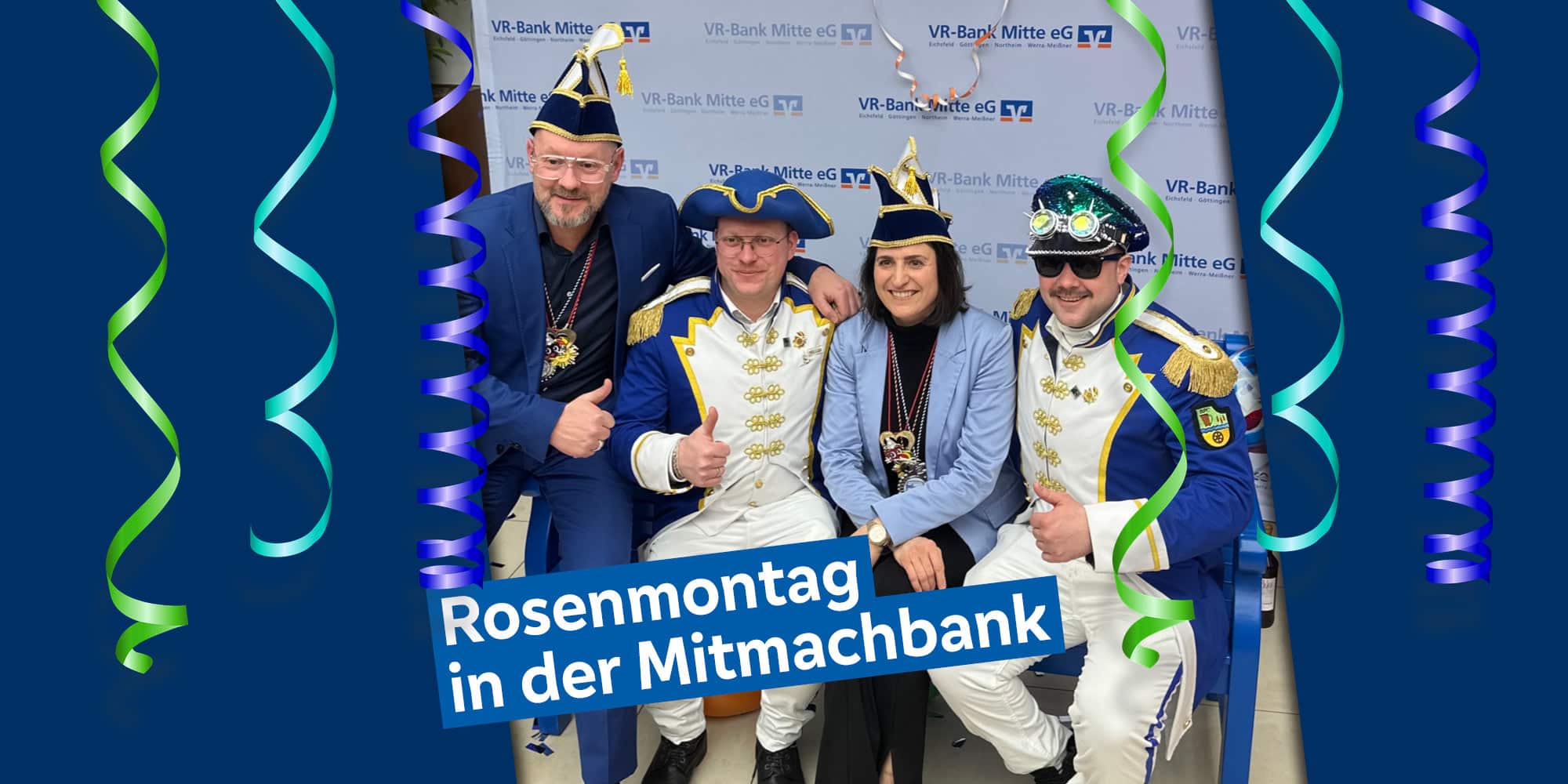 Rosenmontag 2025 in der Mitmachbank – mitmachbank der VR-Bank Mitte